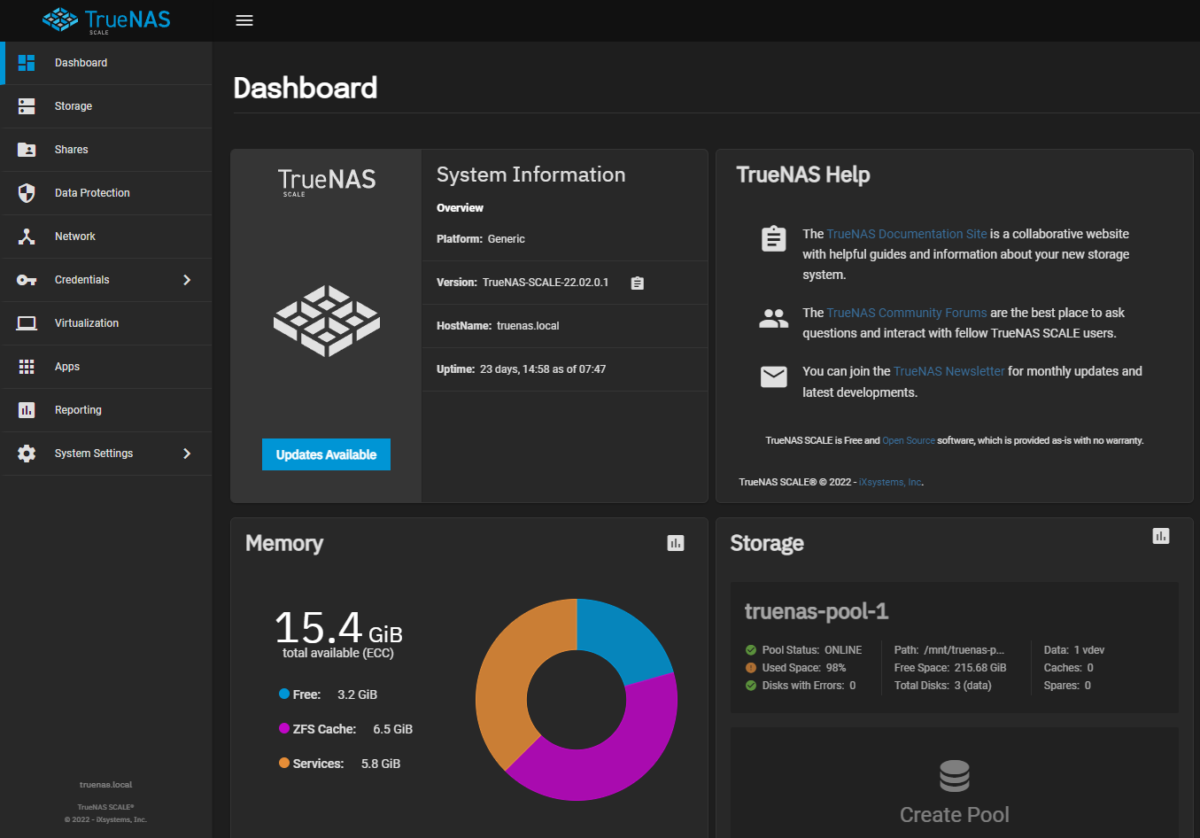 TrueNAS Core vs. TrueNAS Scale - Mein NAS-Server